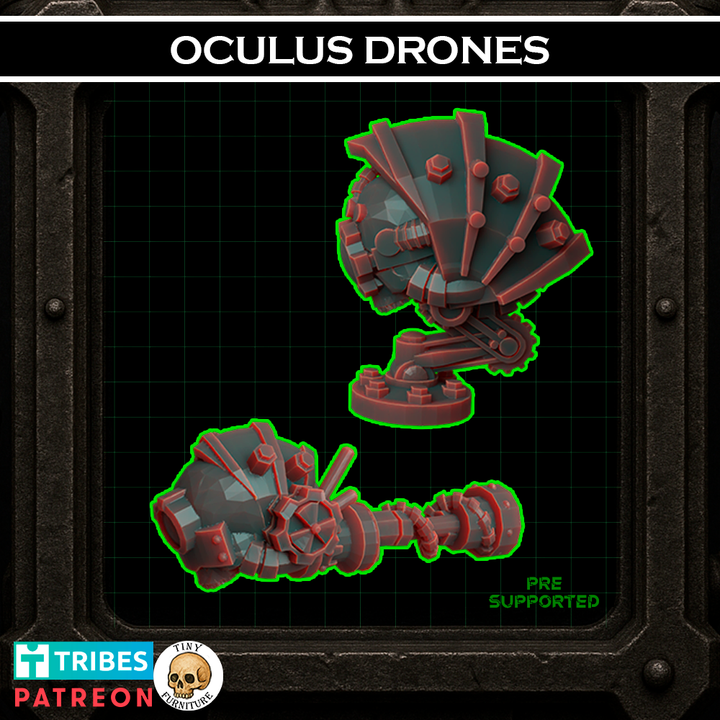 3D Printable Oculus Drones by Tiny Furniture